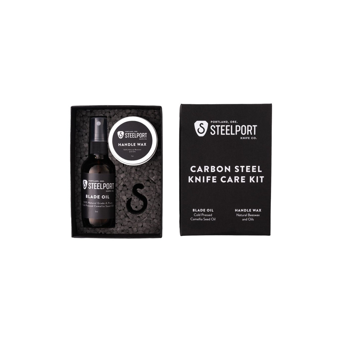 STEELPORT Carbon Steel Knife Care kit – Wellborn 2R Beef